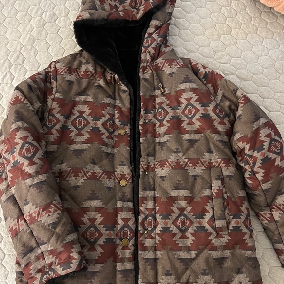 Pendleton | Jackets & Coats | Pendleton Reversible Fuzzy Jacket | Poshmark